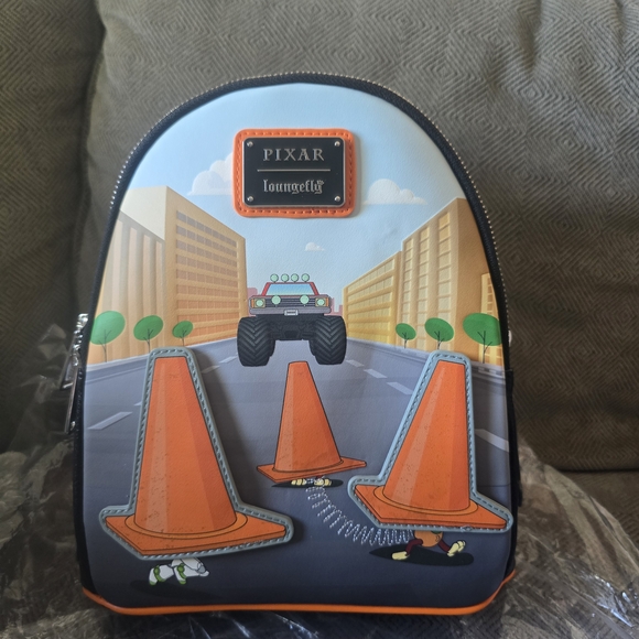 Loungefly | Bags | Loungefly Pixar Mini Bag Blue And Orange | Poshmark